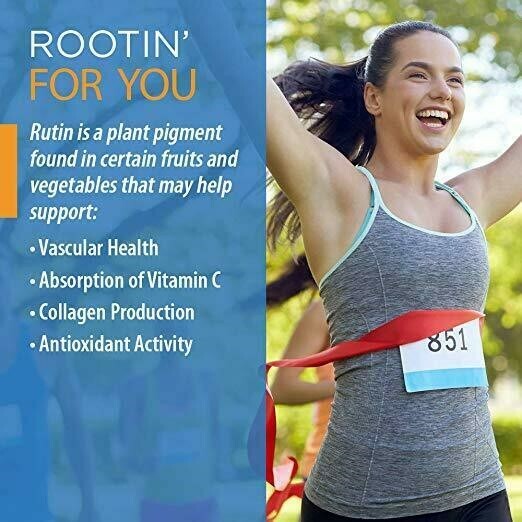 NEW Thompson Rutin 500mg Natural Bioflavonoid Supplement 60 Tablets | eBay