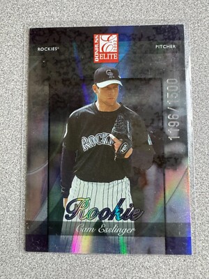 2002 Donruss Elite Cam Esslinger Rookie Card /1500 #151 Colorado ...