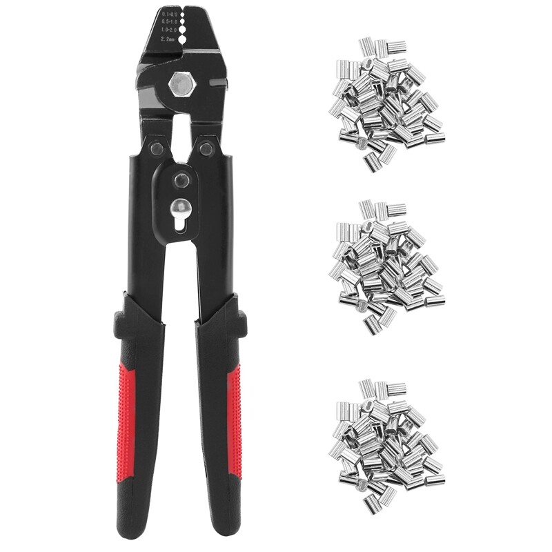 Wire Rope Crimp Wire Rope Swager Crimp with Crimp Sleeves Kit W1M9- | eBay