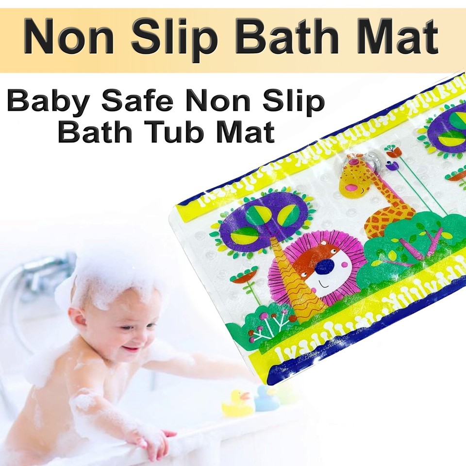 Baby Bath Mat Large Bath Mat Non Slip Duck Bath Tub Mats Shower Mat ...