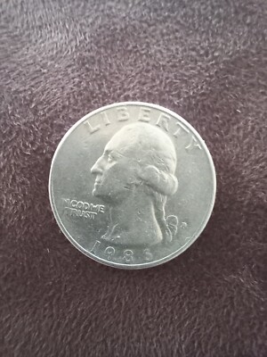 1986-D Quarter Dollar Denver Mint Washington United States of America ...