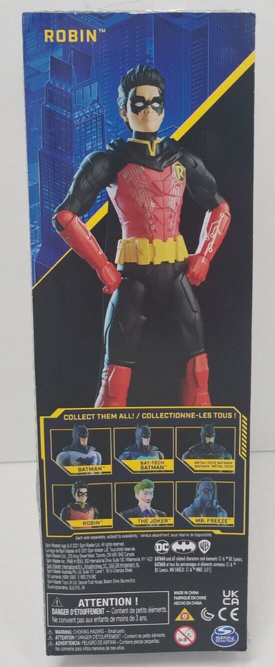 DC Comics ROBIN Batman TV Series, 12" Figure in Red/Black VHTF 2021 ...