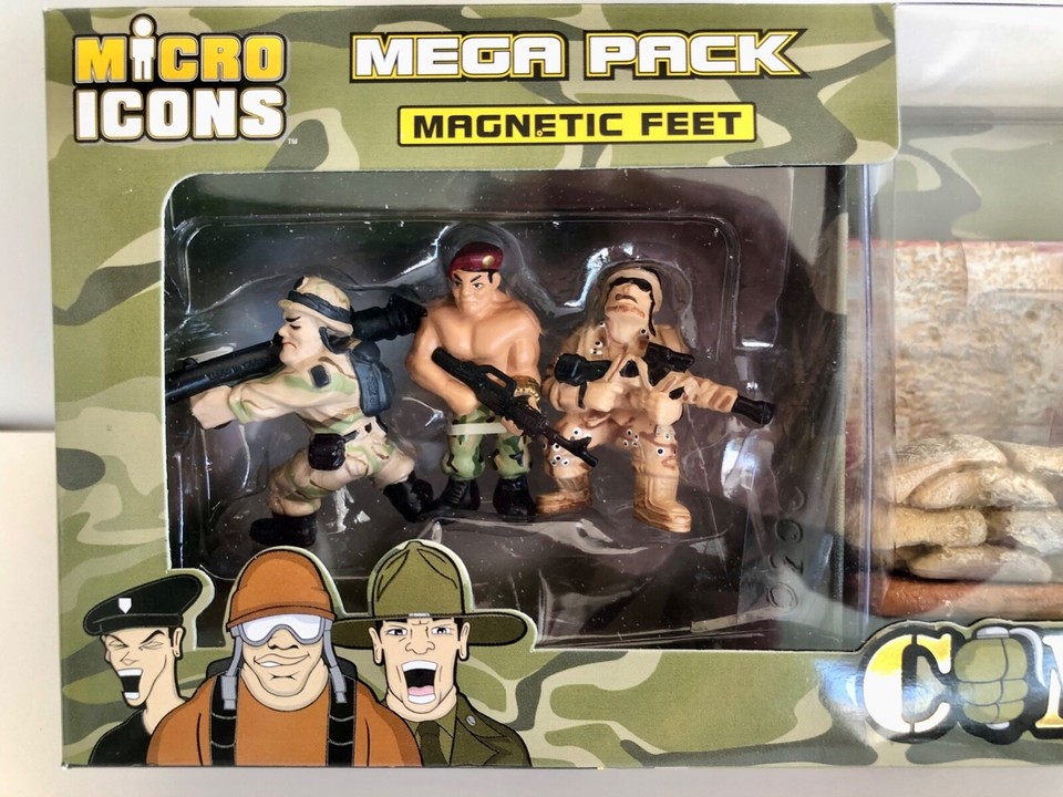Micro Icons Commando Maga Pack - the 4 military army men figures - 1 3/ ...