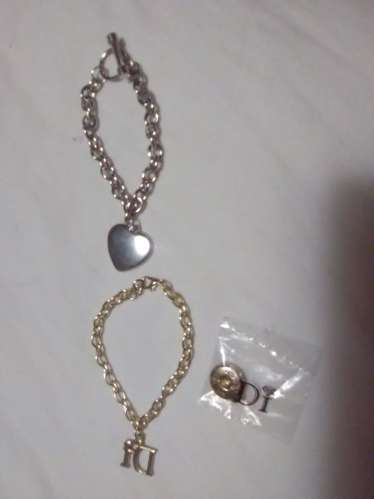 DI DIAMOND INTERNATIONAL CHARM BRACELET WITH 1 CHARM 1 silver Bracelet ...