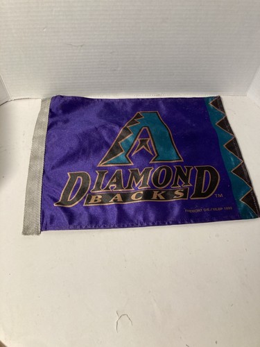 Arizona Diamondbacks Logo/Lettering 1999 Vintage Car Flag! | eBay