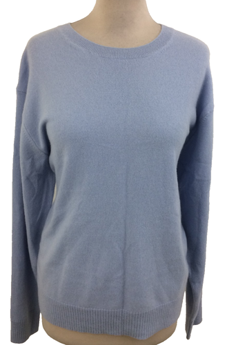 Autograph Women's Jumper Size 16 Light Blue Pure Cashmere Mid Used F1 ...