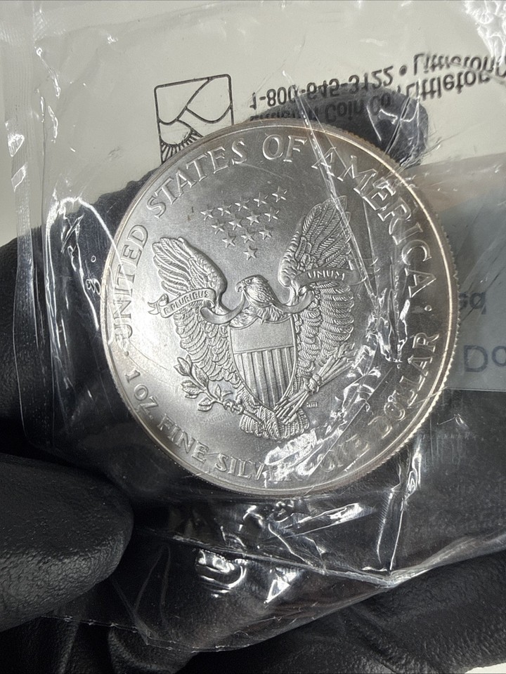 2000 Silver American Eagle Dollar US Mint Uncirculated Littleton Coin ...