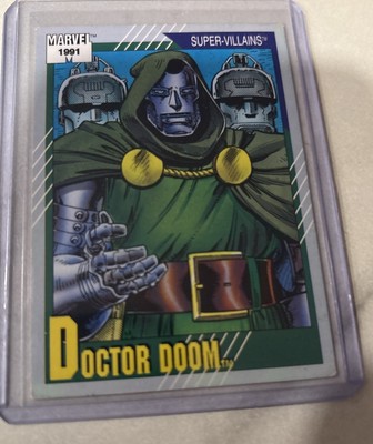 DOCTOR DOOM 1991 Impel MARVEL TRADING CARD VINTAGE Spider-Man Wolverine ...
