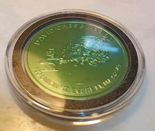 Vintage Magic Token, Green Aluminum David Cresey Prod. The King Of ...