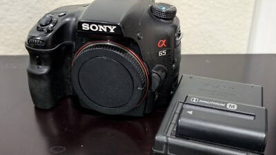 Sony Alpha A65 Digital SLR Camera - Black (Body Only + Battery) For ...