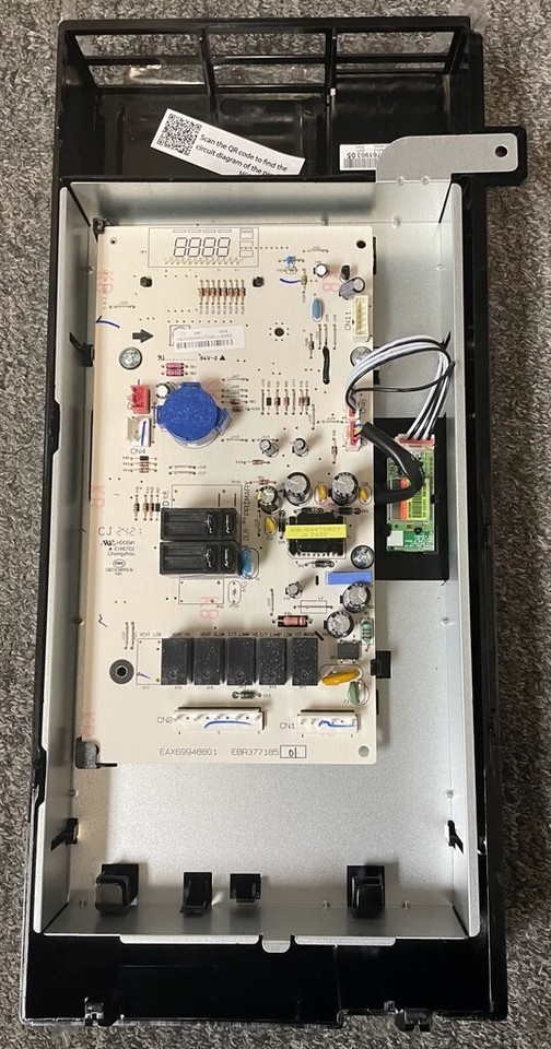 OEM LG Microwave Control Panel Assembly for MVEM1825X/00 | eBay