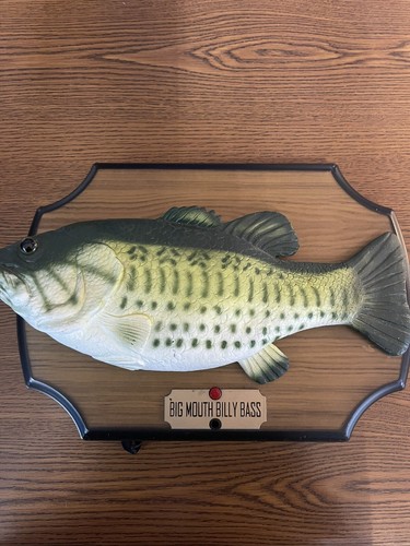 BIG MOUTH BILLY BASS Vintage Singing Fish Gemmy Industries 1ade 1999 ...