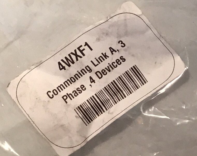 Bag Of 4 Commoning Link A 3 Phases For Use With Series XT MMP Frame B ...