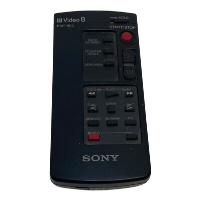 SONY CAMCORDER REMOTE CONTROL RMT-502 VIDEO 8 CCD-F56 CCD-F402 CCD-F401 ...