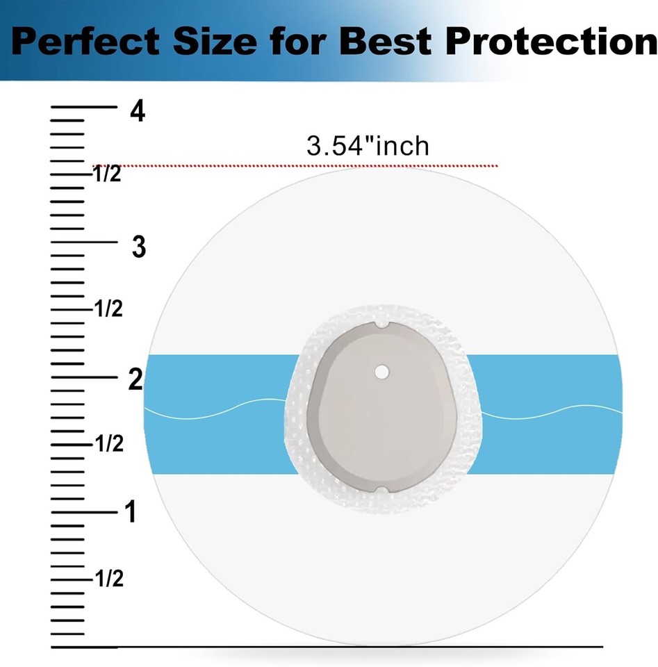 Full Cover Dexcom G7 Adhesive Over Patches - 60 Waterproof Skin ...