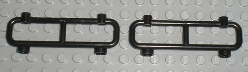 2 X Barriere Lego Black Fence ref 2486 Set 6636 6190 1974 6571 4855 ...