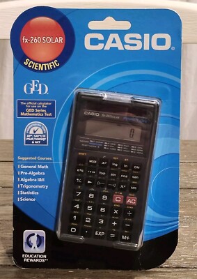 Casio FX-260 Solar Scientific Calculator BRAND NEW In PACKAGE ...