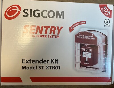 New Sig Com Sentry ST-XTR01 Fire Alarm Station Cover Extender kit new ...