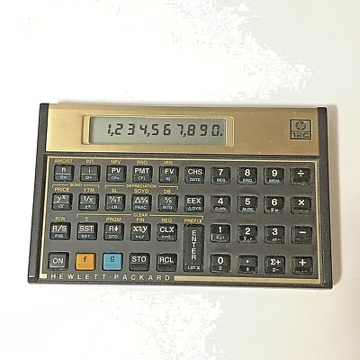 Hewlett Packard HP 12C Financial w/ New Batteries | eBay
