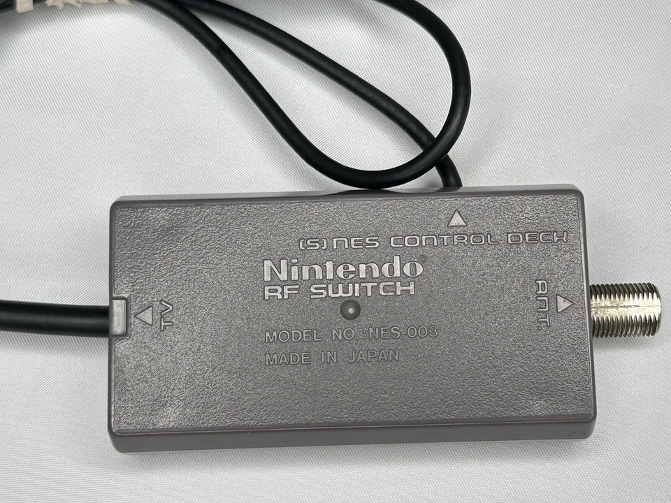 Nintendo NES RF AV Cable Adapter Switch SNES NES-003 Official | eBay