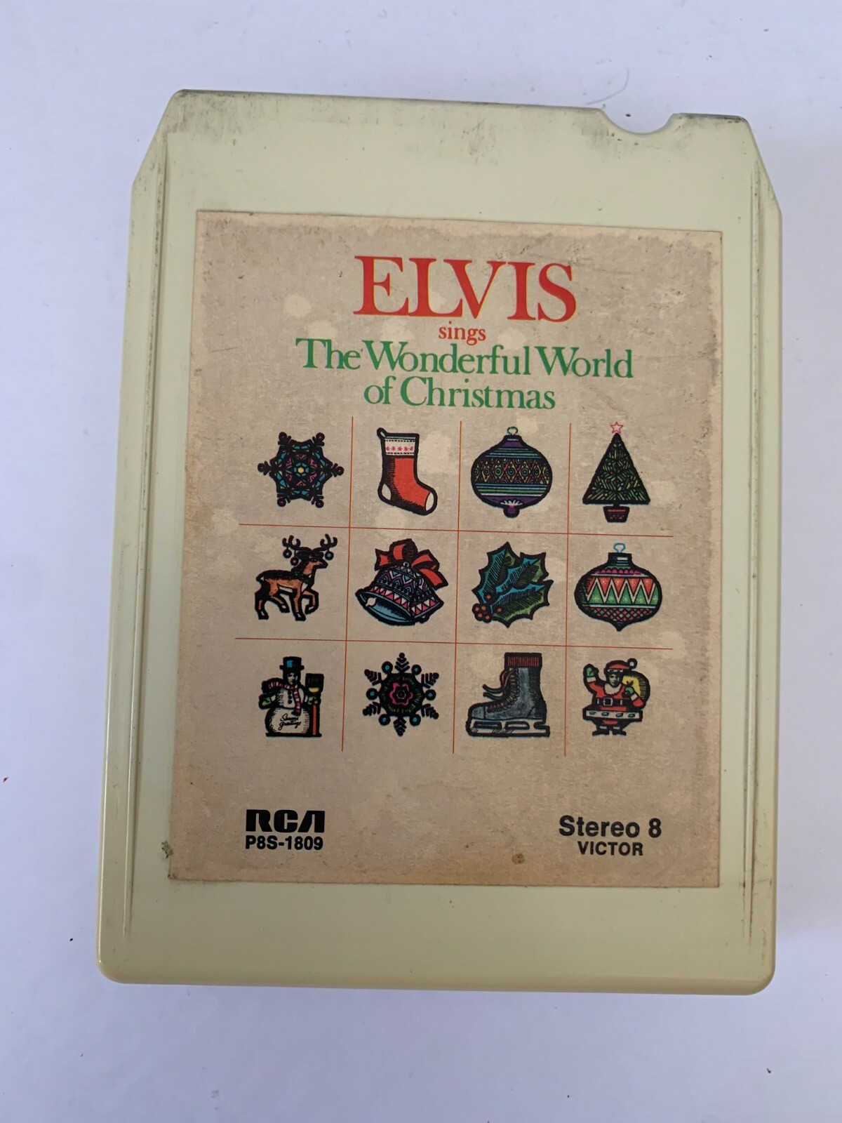 Elvis PRESLEY Sings The Wonderful World of Christmas 8 Track Tape ...