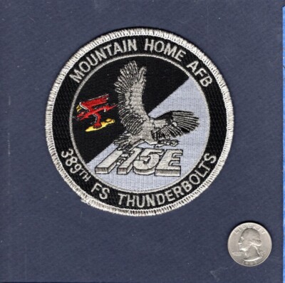 389th FS THUNDERBOLTS USAF F-15E EAGLE MT Home AFB Fighter Squadron ...