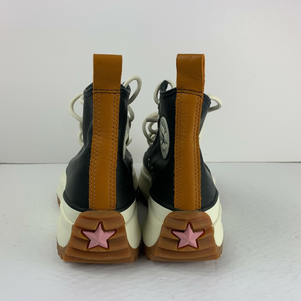 Converse Run Star Hike High Top Platform Lift Black White Sneakers ...