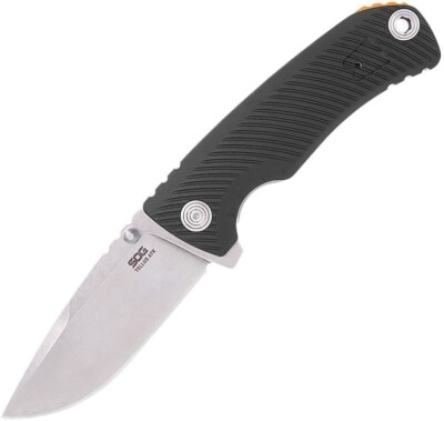 SOG Tellus ATK Assisted Open Pocket Knife Folder Stonewash Cryo 440 ...