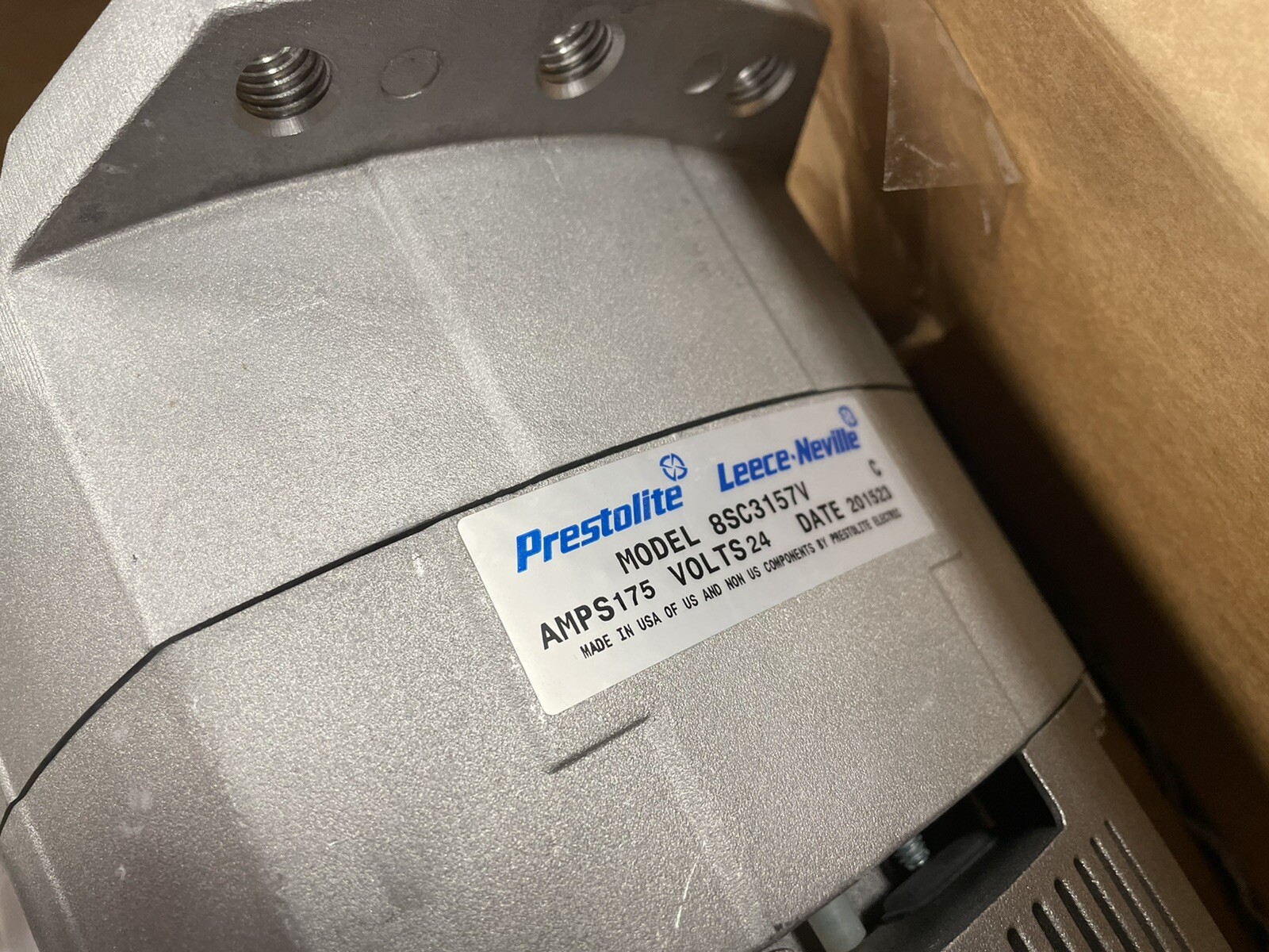 Prestolite Electric Leece-neville High Output Alternator A0014890JB ...
