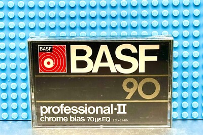 BASF PROFESSIONAL II 90 TYPE II BLANK CASSETTE TAPE (SEALED) | eBay