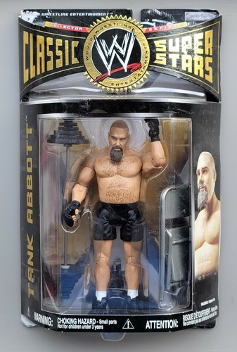 wwe wwf ljn classic superstars variant tank abbott wrestling figure | eBay
