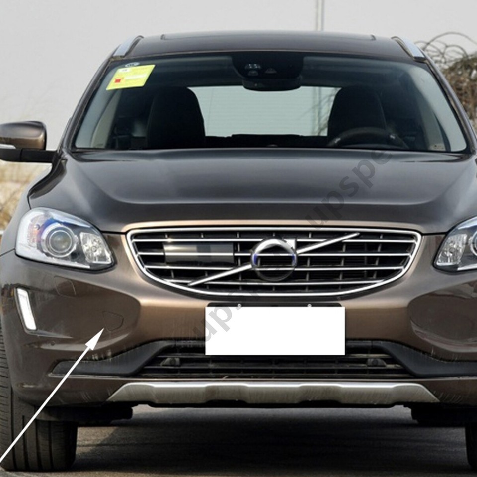 Front Bumper Towing Tow Hook Hole Eye Cover Cap For Volvo XC60 2014-17 ...