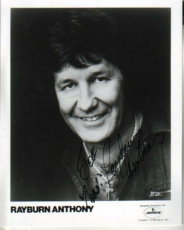 Rayburn Anthony Autographed 8x10 Photo Country Music Singer | eBay