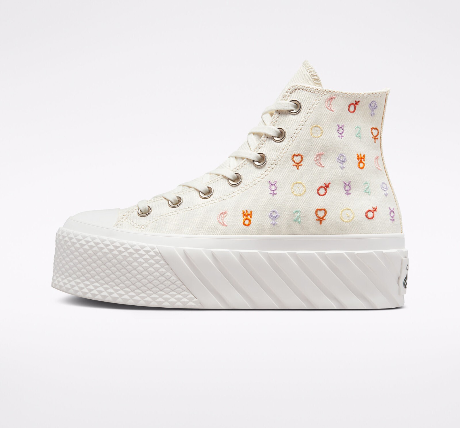 Women Converse Chuck Taylor AS 2X Lift Mystic Symbols Hi, A03716C Multi ...