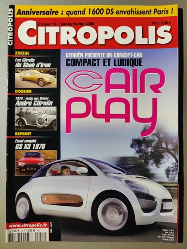 Magazine Citropolis N° 54 Janvier Février 2006 ( Citroën ) | eBay