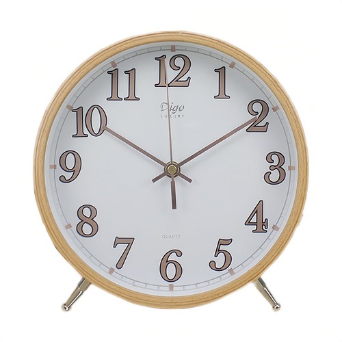 Modern Table Clock, 8 Inch Simple Design Desk Clock for Living Room ...
