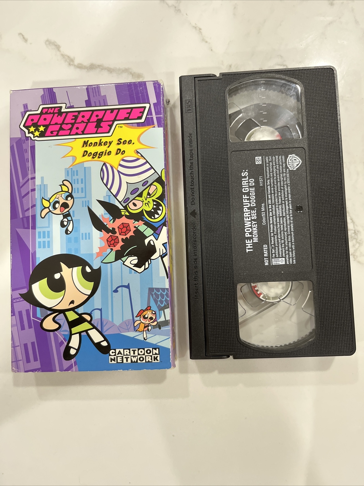 The Powerpuff Girls - Monkey See, Doggie Do (VHS 2000) Cartoon Network ...