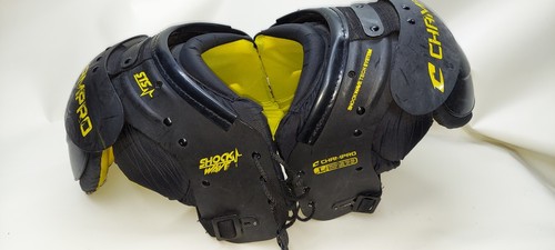 Youth Large Shoulder Pads 100-130LBS CHEST: 30"-32" Black Yellow | eBay