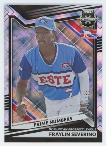 2022 PANINI ELITE EXTRA EDITION PRIME NUMBERS FRAYLIN SEVERINO 116/185 ...