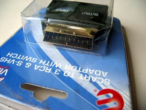 SCART to S-Video 3 RCA Composite Video Switch Input Output Switcher | eBay