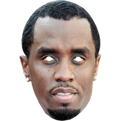 P Diddy - Puff Daddy - Sean Combs Card Face Mask - Ready To Wear ...