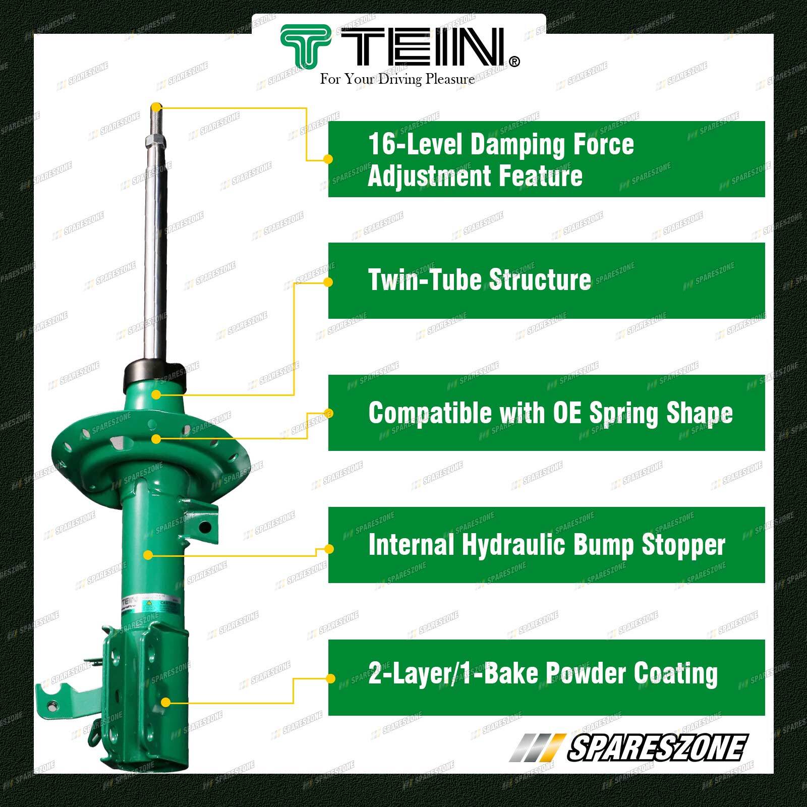 Front Tein EnduraPro Plus Shock Absorber for LEXUS GS300 GRS190 3.0 ...