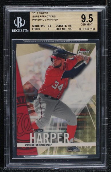 2017 Topps Finest - Superfractor #79 Bryce Harper /1 for sale online | eBay