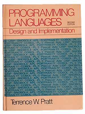 Programming Languages: Design and - Hardcover, by Terence W. Pratt - Acceptable 9780137305803 | eBay