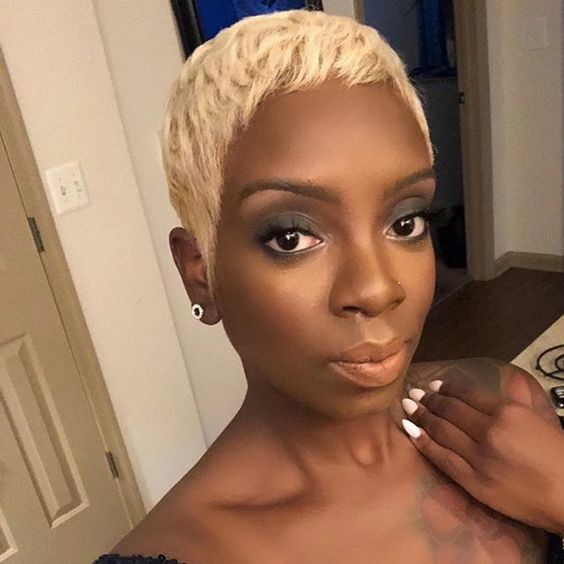 Pixie Cut Wigs for Black Women Blonde 613 Short Cut Human Hair Wigs ...