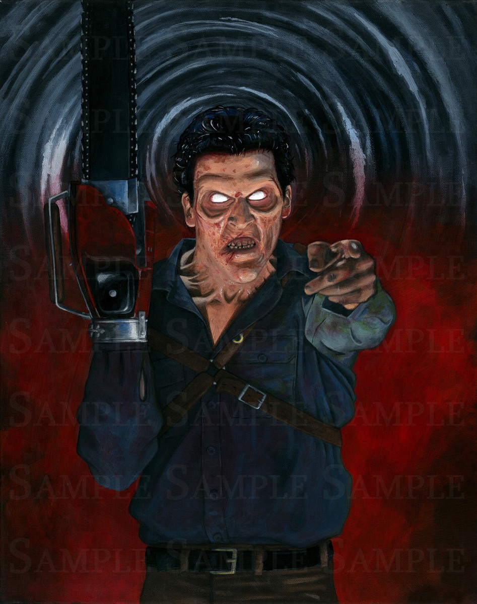 Evil Dead Ash Drawing