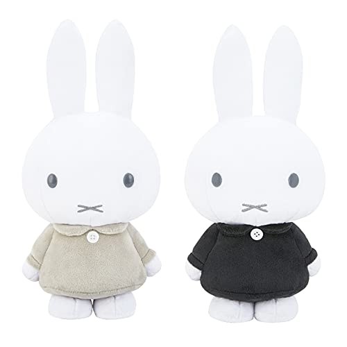 Miffy SL size stuffed toy monotone 2 types [black/gray] Direct from ...