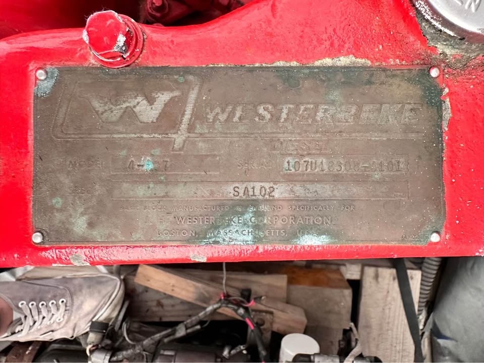 Westerbeke 4-107 , Marine Diesel Engine 4 Cylinder 47 HP 90 day ...