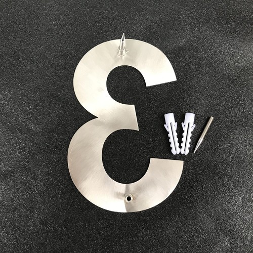House Number-8 Inch Stainless Steel Floating Home Address Number ...