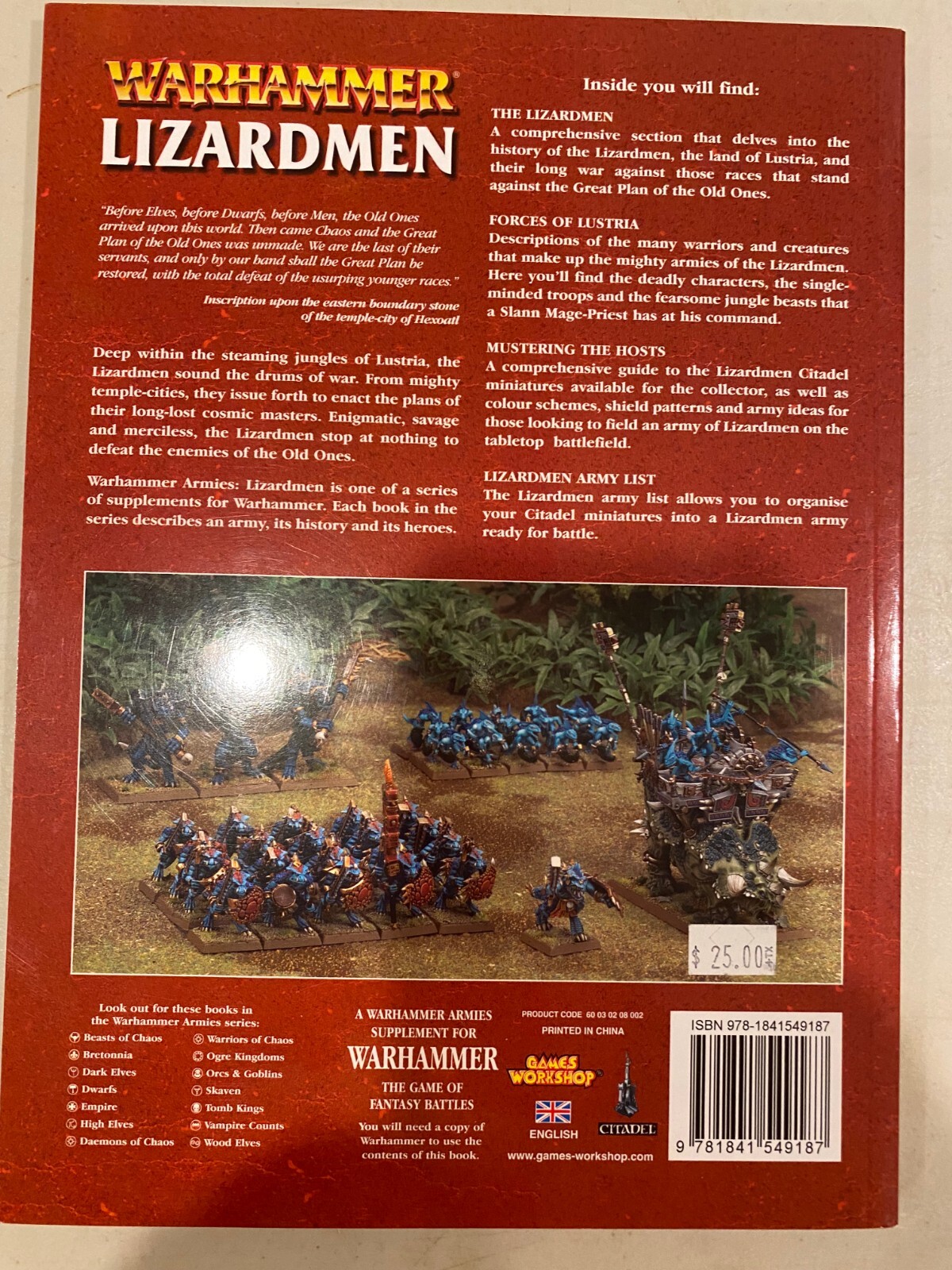 Warhammer Army Books Wood Elves | Lizardmen BOTH EXCELLENT 2003/2008 GW ...